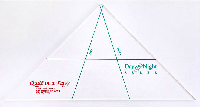 New Day & Night Pattern & Ruler Set – Fabric Geek