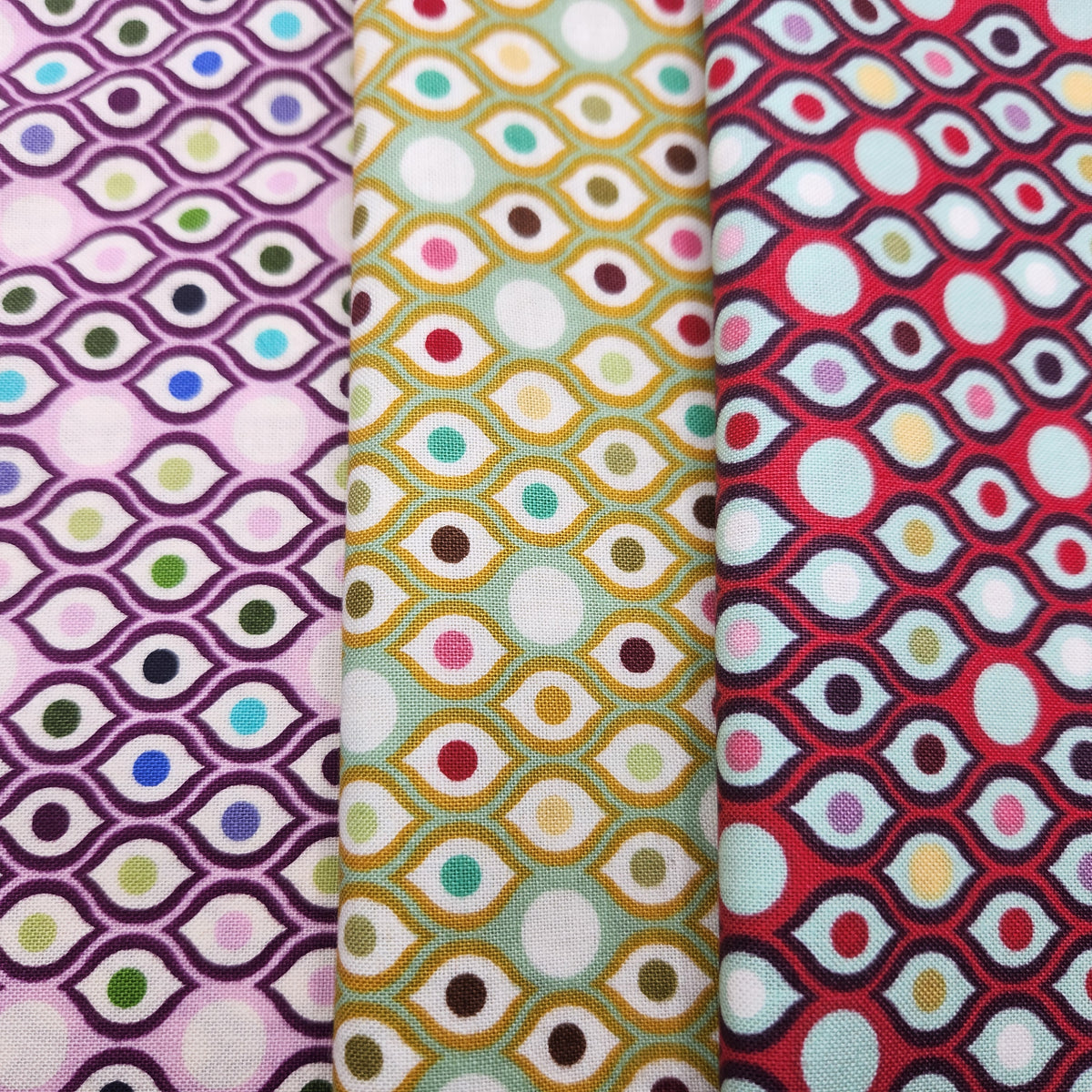 OOP OG Parisville Eye Drops All Three Colours by Tula Pink – Fabric Geek