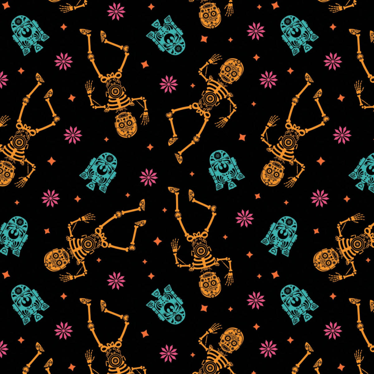 🍁Tossed Sugar Droids by Camelot Fabrics – Fabric Geek